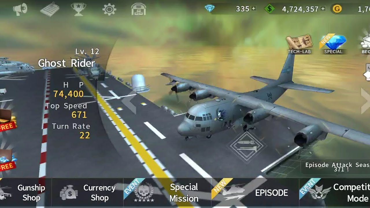 Gunship Battle helicopter: Ghost Rider t8 Gunship gameplay - YouTube