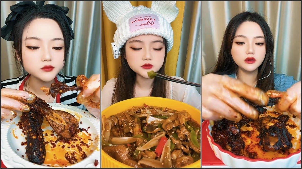 ASMR MUKBANG EATING SHOW COOKING FOOD @KIKI FOOD #81 - YouTube