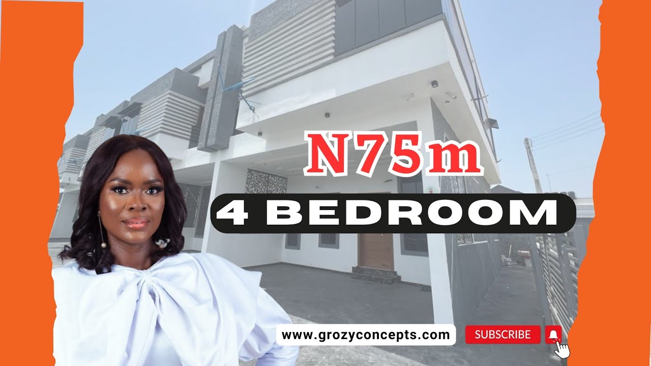 N75m Luxurious Spacious 4 Bedroom Semi-Detached Duplex in Lekki! - YouTube
