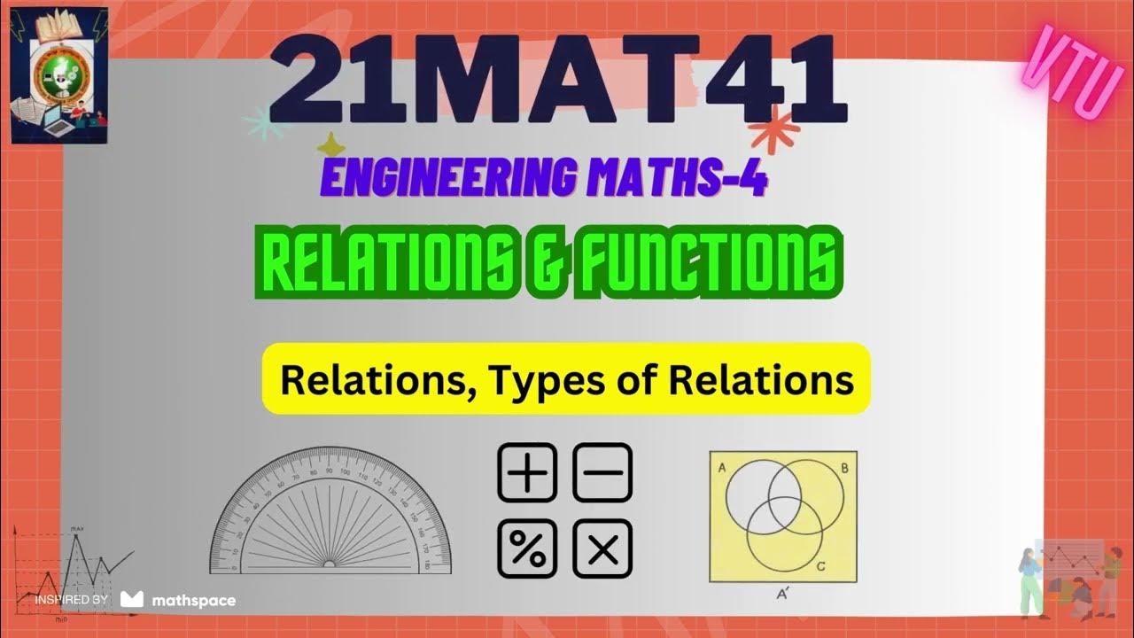 Demystifying Relations:Understanding Types of Relations ,Lec 1|21MAT41 Module2:Relations ...