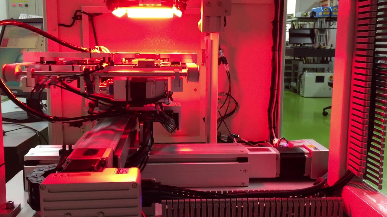 High speed and accurate XY stage for laser process in motion - YouTube