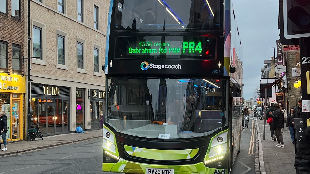 Buses & Coaches in Cambridge Saturday 10th February 2024 - YouTube