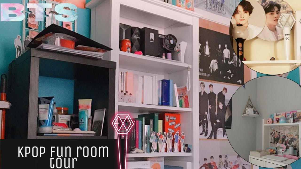 Kpop fan room tour design (compilation) - YouTube