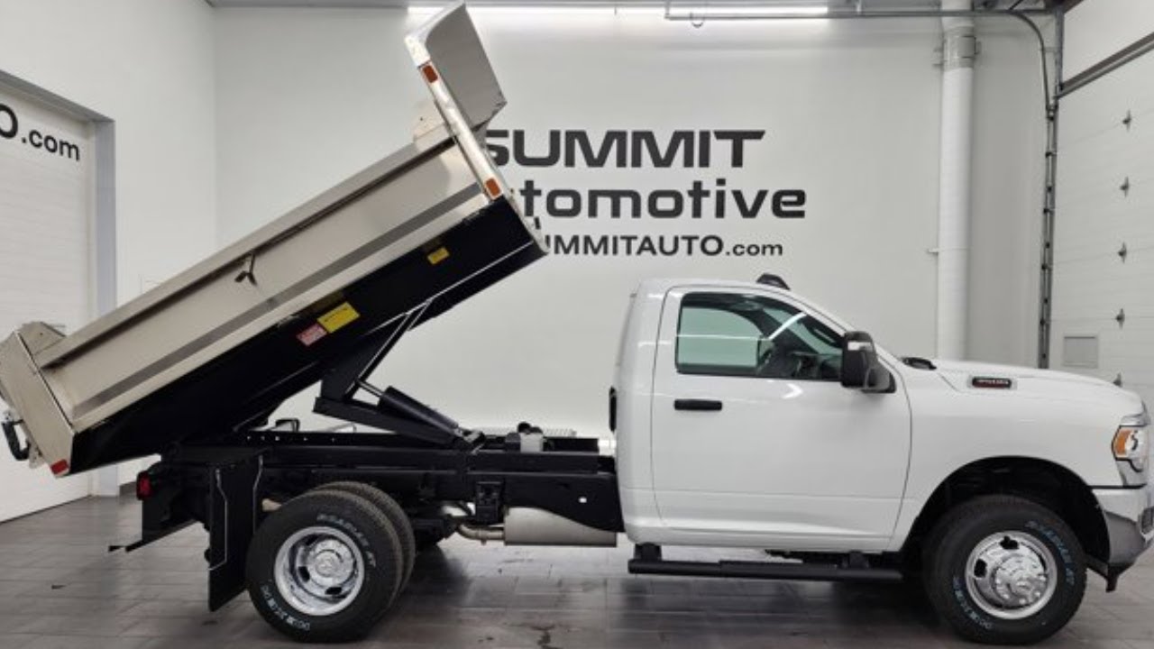 2024 RAM 3500 MONROE STAINLESS STEEL DUMP BODY DUMP TRUCK 4K WALKAROUND ...