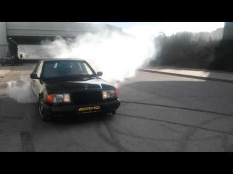 MERCEDES DRİFT LASTİK YAKMA (BURNOUT)