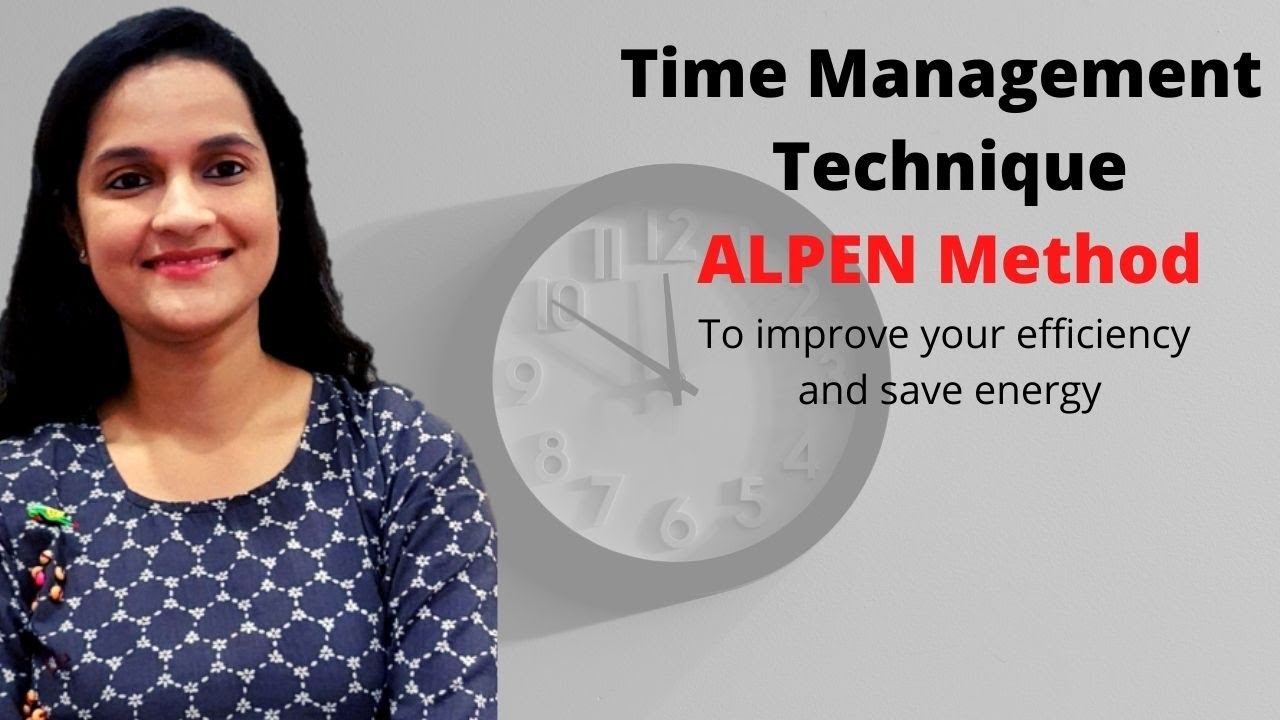 The Motivational Beat| Ep.28| ALPEN Method - Time Management Technique ...