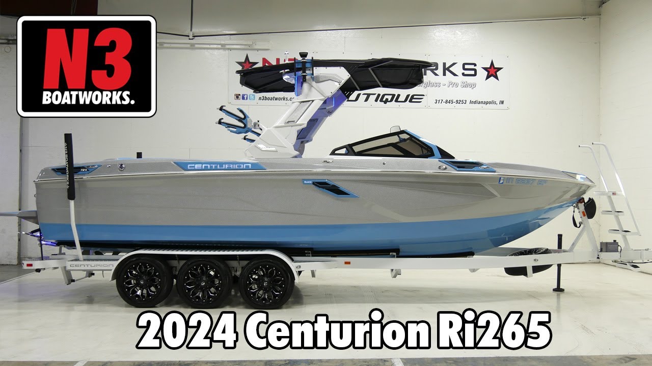 2024 Centurion Ri265 - Silver/Mist Blue - Walk Through || N3 Boatworks ...
