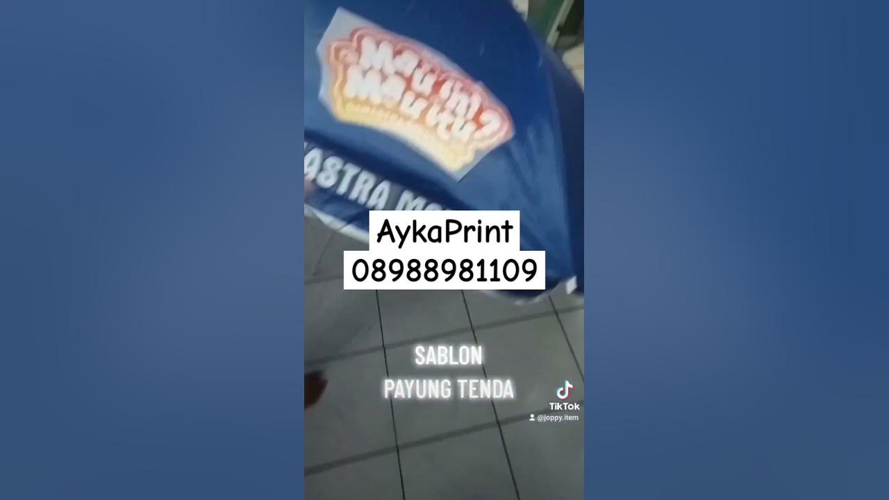 Sablon Payung Tenda Jumbo #DTF - YouTube