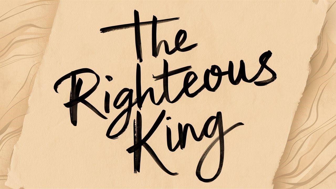 The Righteous King | Worship Song - YouTube