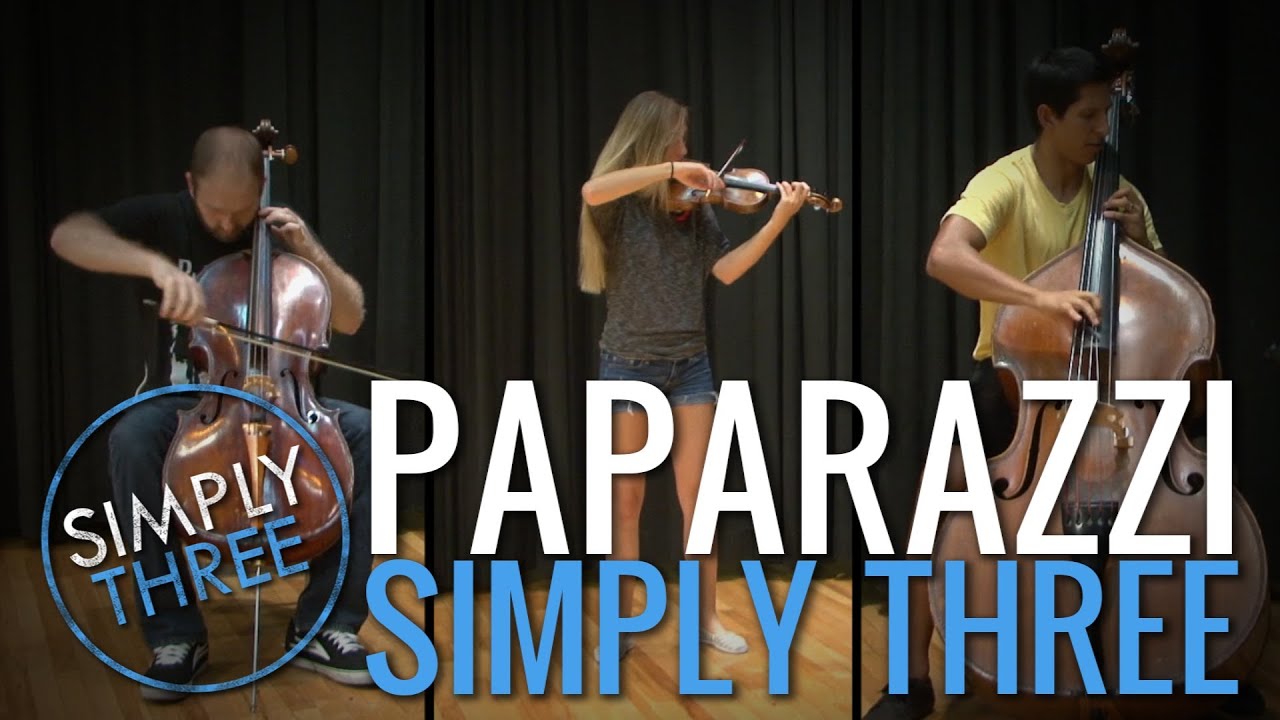 Paparazzi (Lady Gaga) - Simply Three cover - YouTube