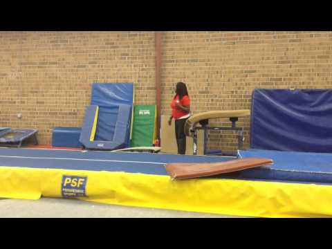 Chloe warm up vault 12/19 mock meet