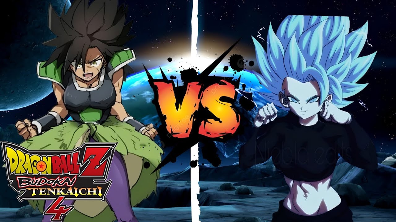 Broly LSSJ Female VS Caulifla SSGSS - Dragon Ball Z Budokai Tenkaichi 4 ...