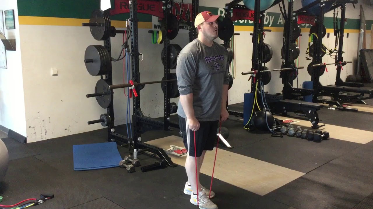 Banded Front Raise - YouTube