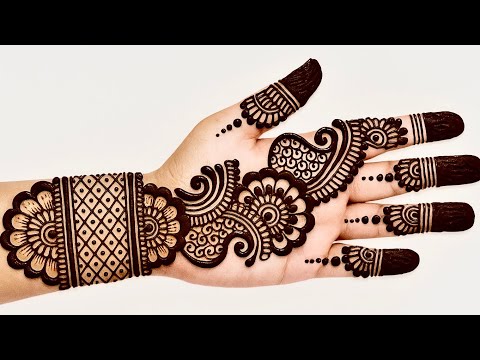 Teej special mehndi design | Simple mehndi design | easy mehndi for hand | mehndi | mehendi
