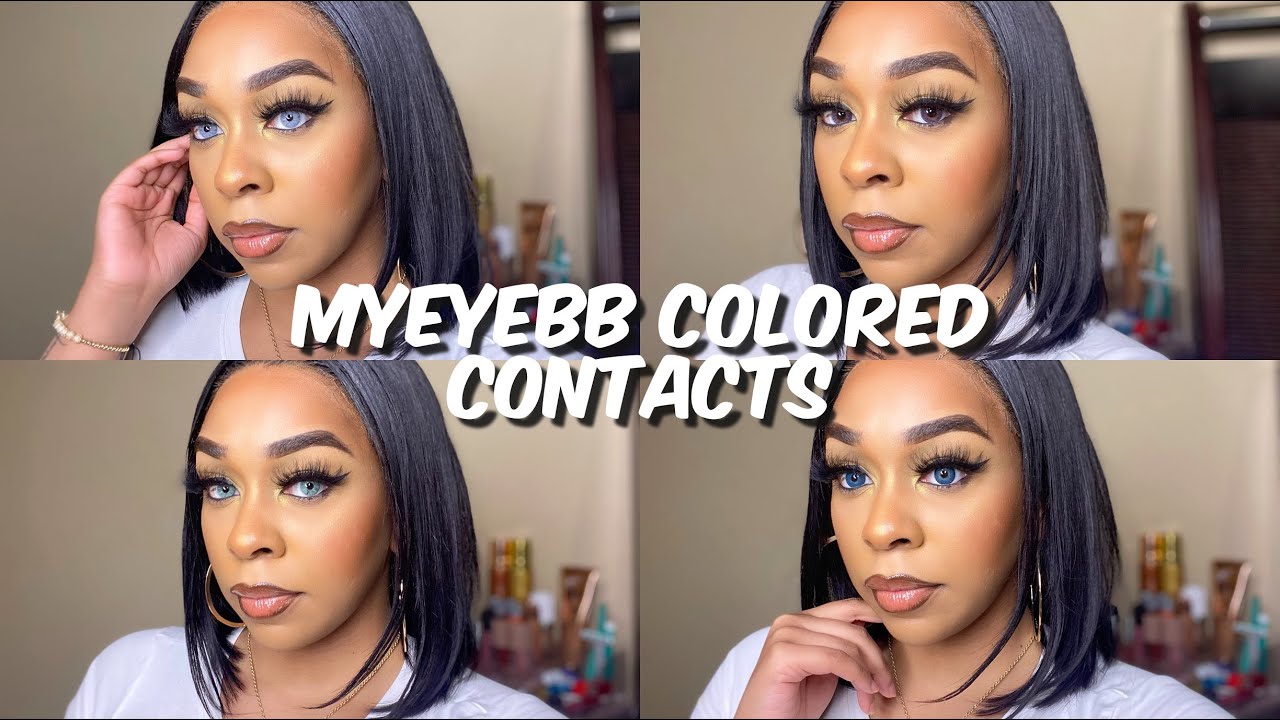 MYEYEBB COLORED CONTACTS REVIEW | Lindsay Erin - YouTube