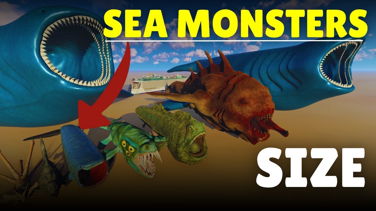 🌊🐙 Ultimate Ocean Monsters Showdown: Real Sea Animals vs SCP Creatures ...