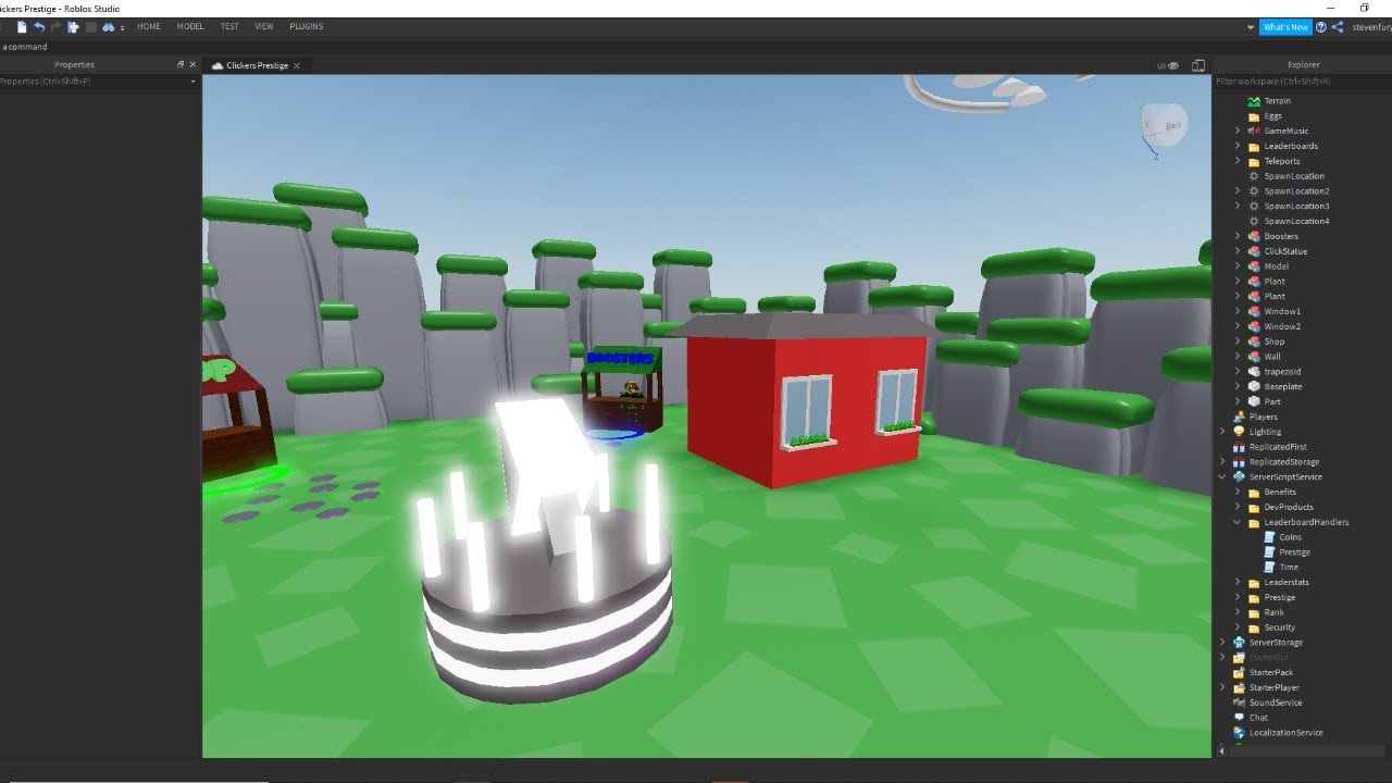 Clicker's Prestige Revamping Map(ROBLOX STUDIO) - YouTube