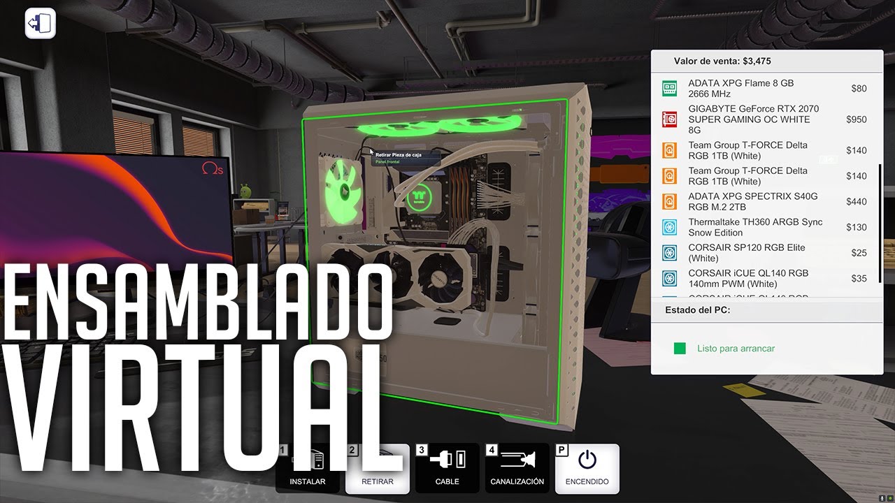 ¡Ensamblando una PC con PC Building Simulator! - YouTube