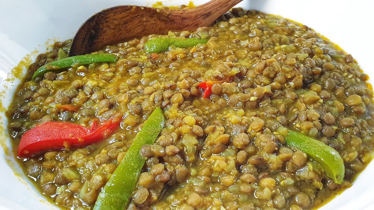 ethiopian food how to make difin misir የድፍን ምስር አልጫ ወጥ አሰራር - YouTube