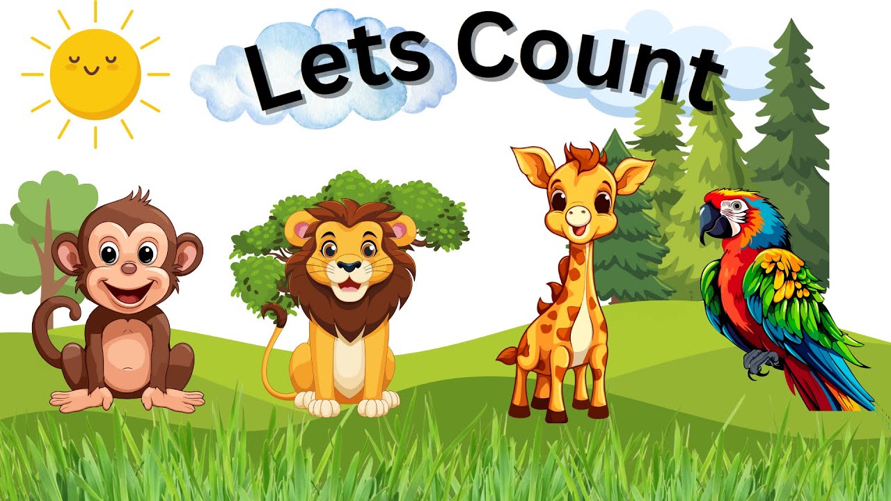Lets Count addition with Animals - YouTube