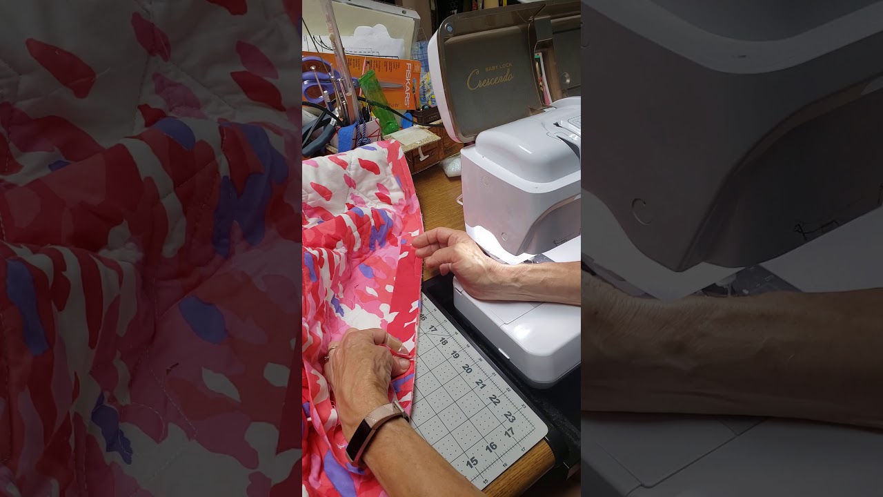 A Good Way to do the Last Seam on a Double French Fold Binding. - YouTube