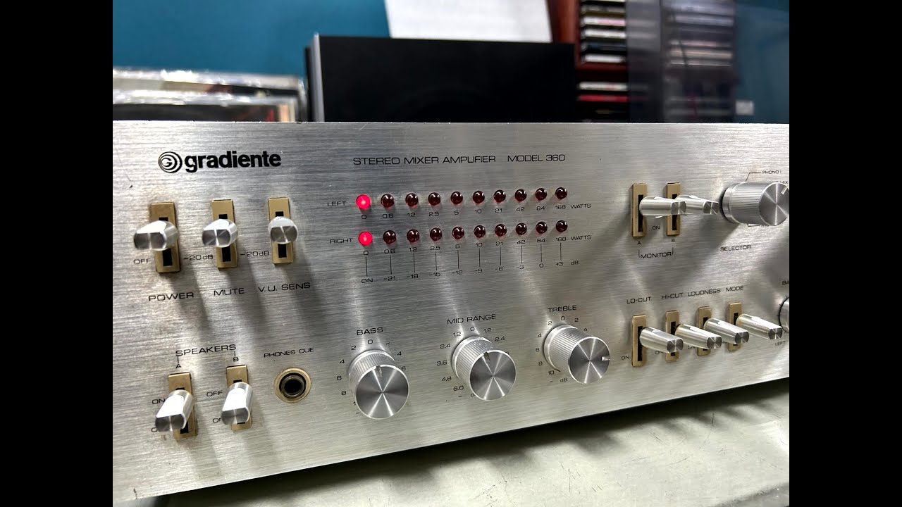 O Rei do Som - Amplificador Gradiente Model 360 - YouTube