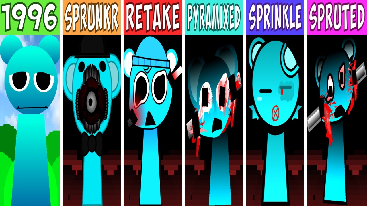 EVERY Incredibox Characters From SPRUNKI 1996 | All New Versions ...