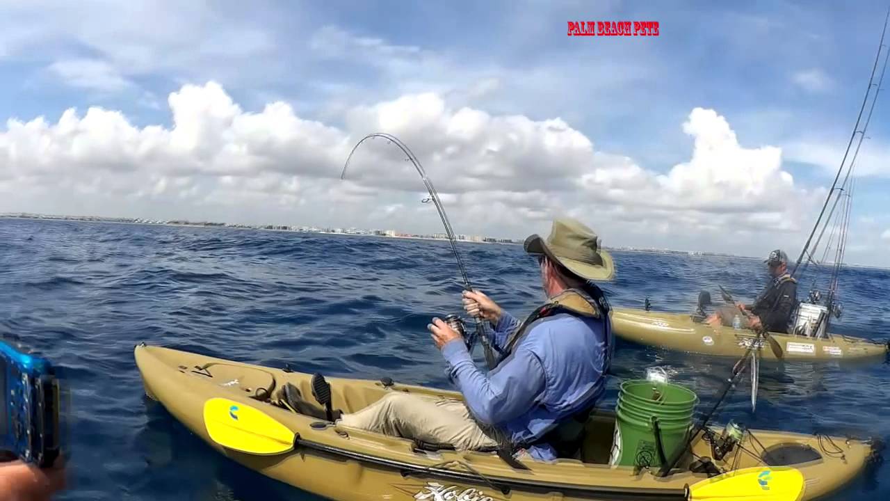 Fishing offshore with Pushing Water kayak Charters - YouTube