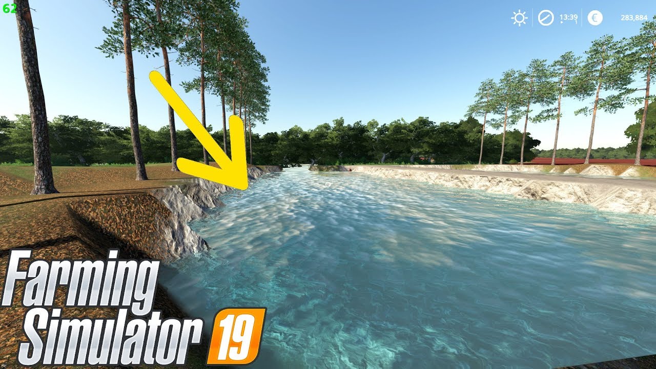 FAZENDO UM LAGO PARA CRIAÇÃO DE PEIXE | Farming Simulator 19 - YouTube