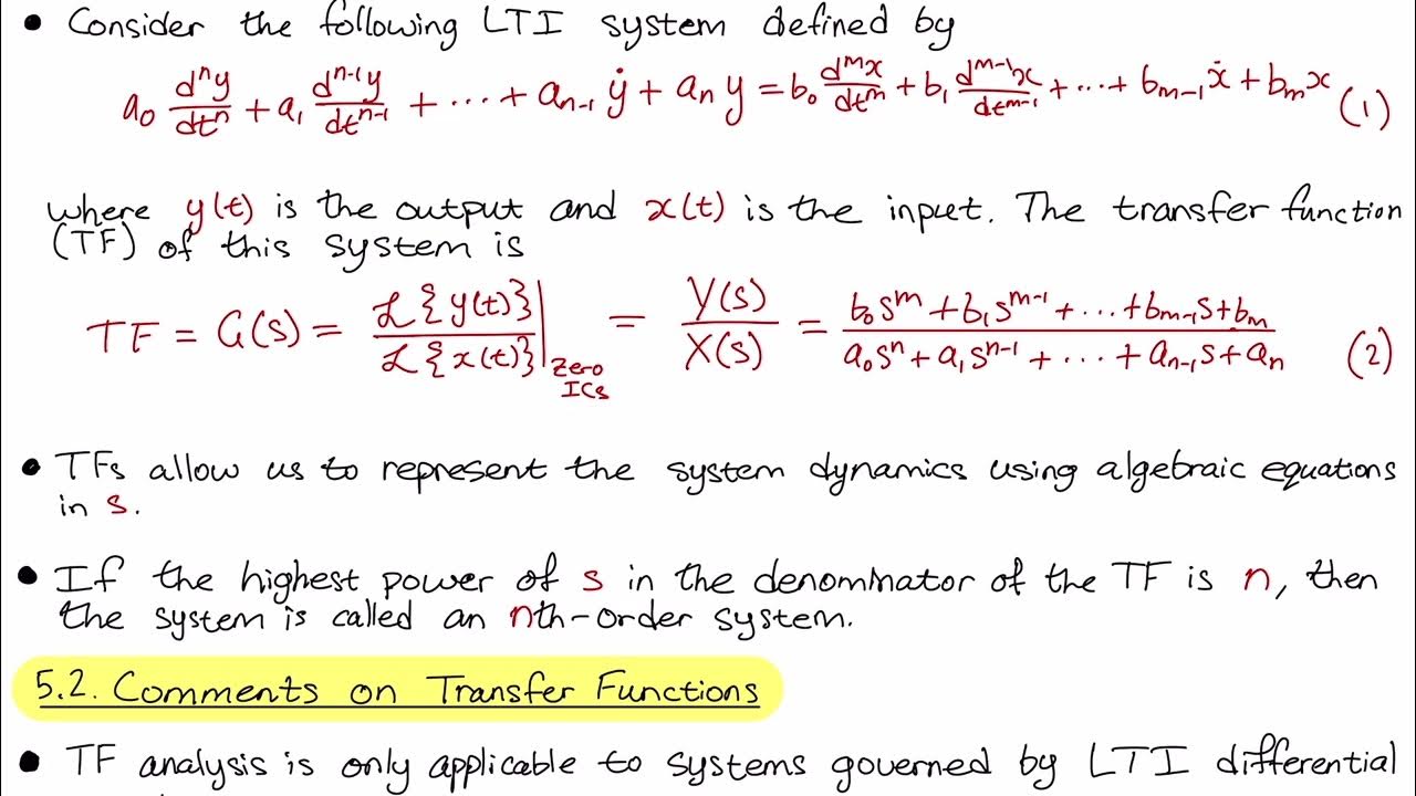System Dynamics & Vibrations: Transfer Function Modeling – Part 1 - YouTube