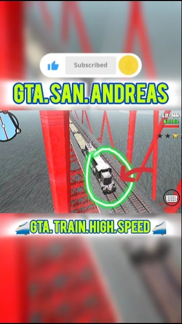 GTA San Andreas Train High Speed Break Fail #shorts #ytshorts #@gaming ...