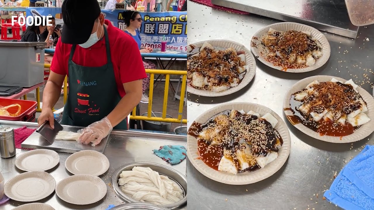ULTIMATE Street Food in PENANG! New Lane Chee Cheong Fun! - YouTube