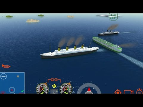 near titanic two ships collide - Ship Handling Simulator - YouTube