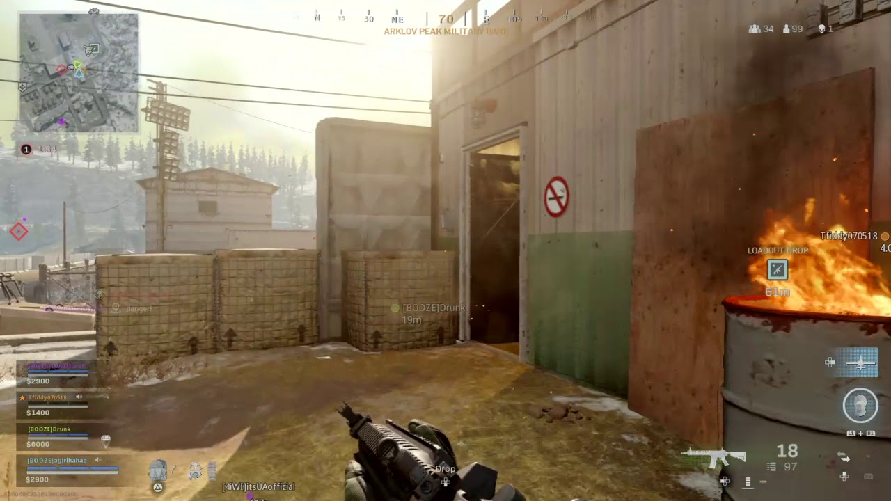 Warzone Green M4A1 Team Wipe - YouTube