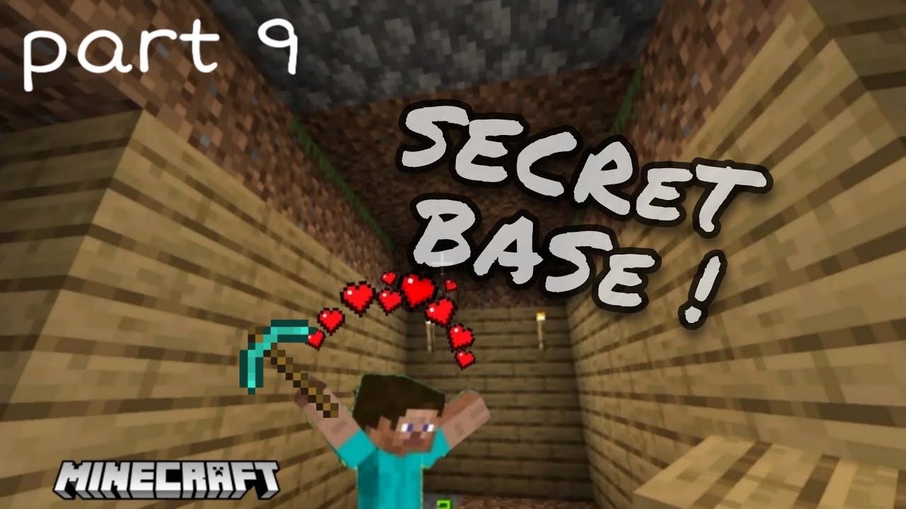 #part9 Minecraft Survival Series | I start to build an secret underground base | - YouTube
