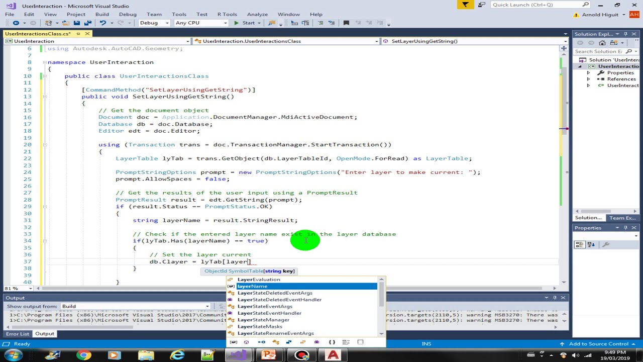 User Input Using The Getstring Method S8 3 Youtube