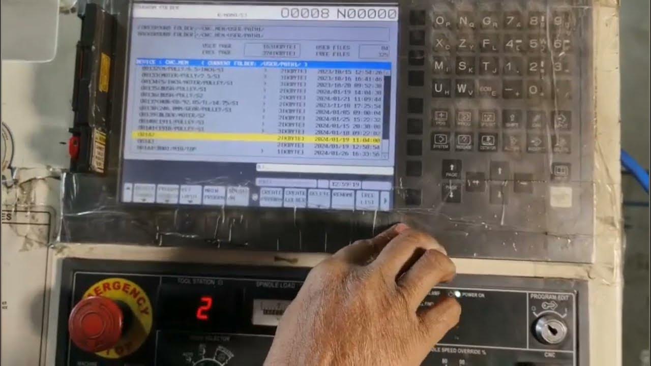 #how to Transfer Program I Cnc Machine to Pendrive I Pendrive /Cf Crad to Machine #cnc - YouTube