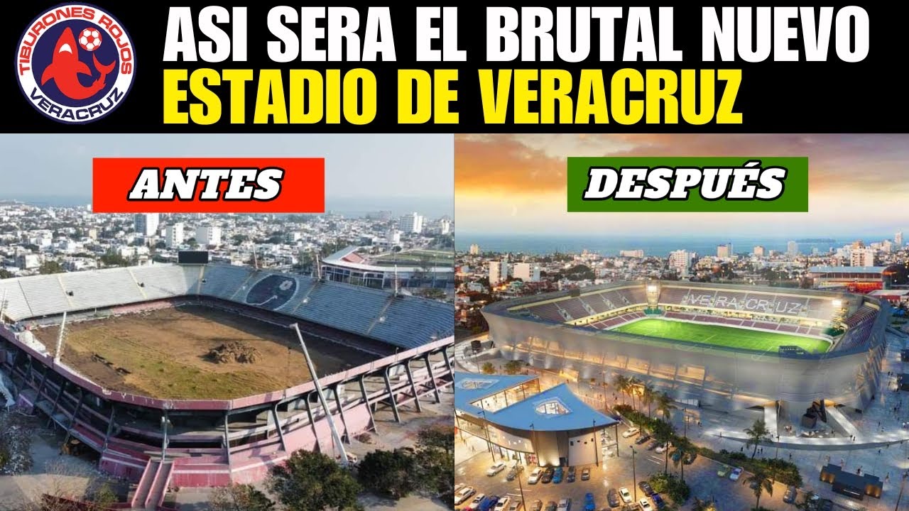 Este es el IMPRESIONANTE NUEVO ESTADIO de los Tiburones Rojos de ...