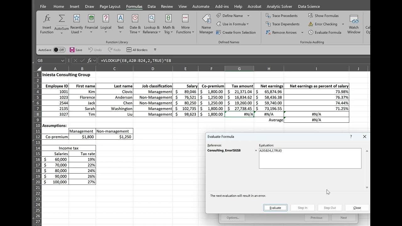 Detecting Errors in Excel Spreadsheets Video 3 - YouTube