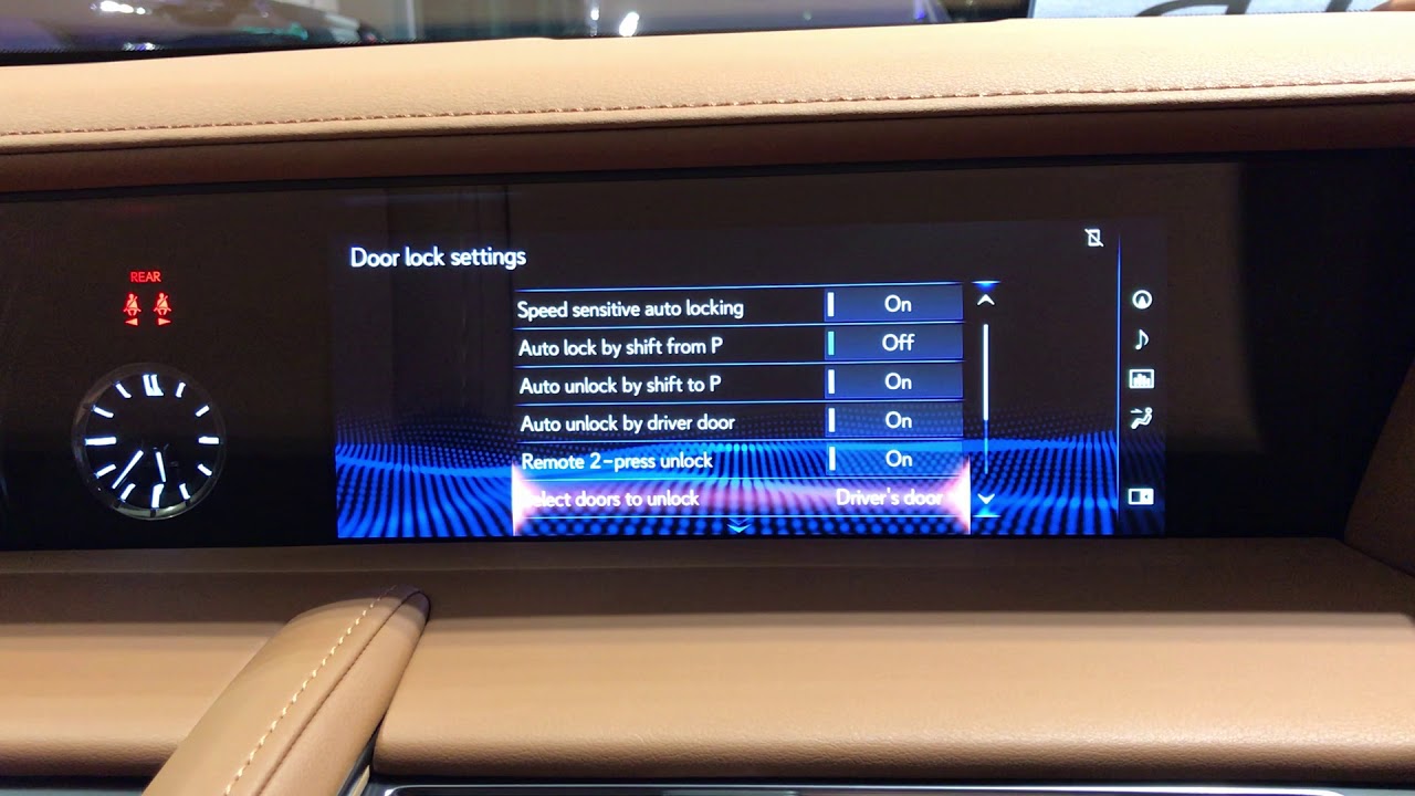 Lexus LC500 / LC500h Open all doors - YouTube