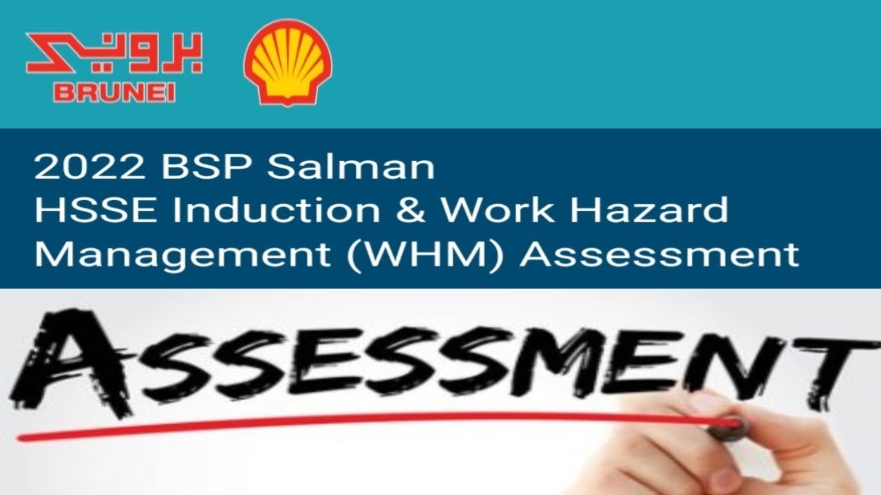 HSSE Induction & Work Hazard Management (WHM) Assessment - YouTube