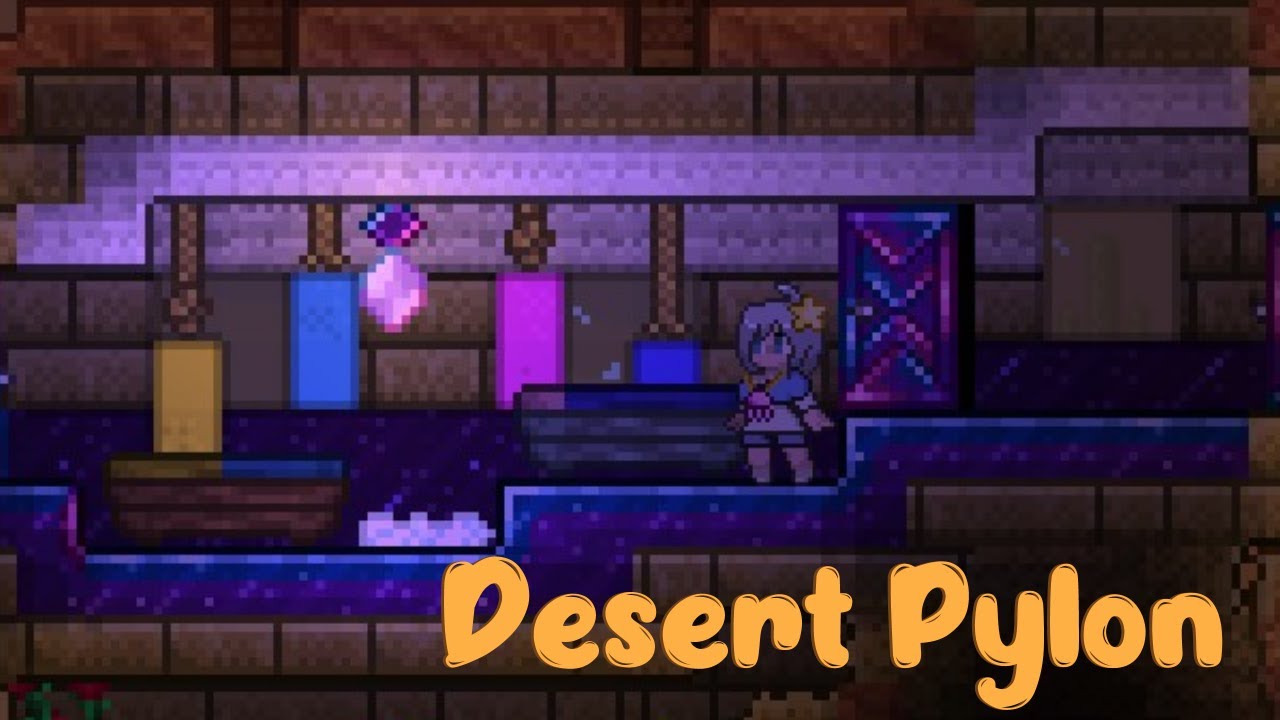 Desert Pylon | Terraria speed build - YouTube