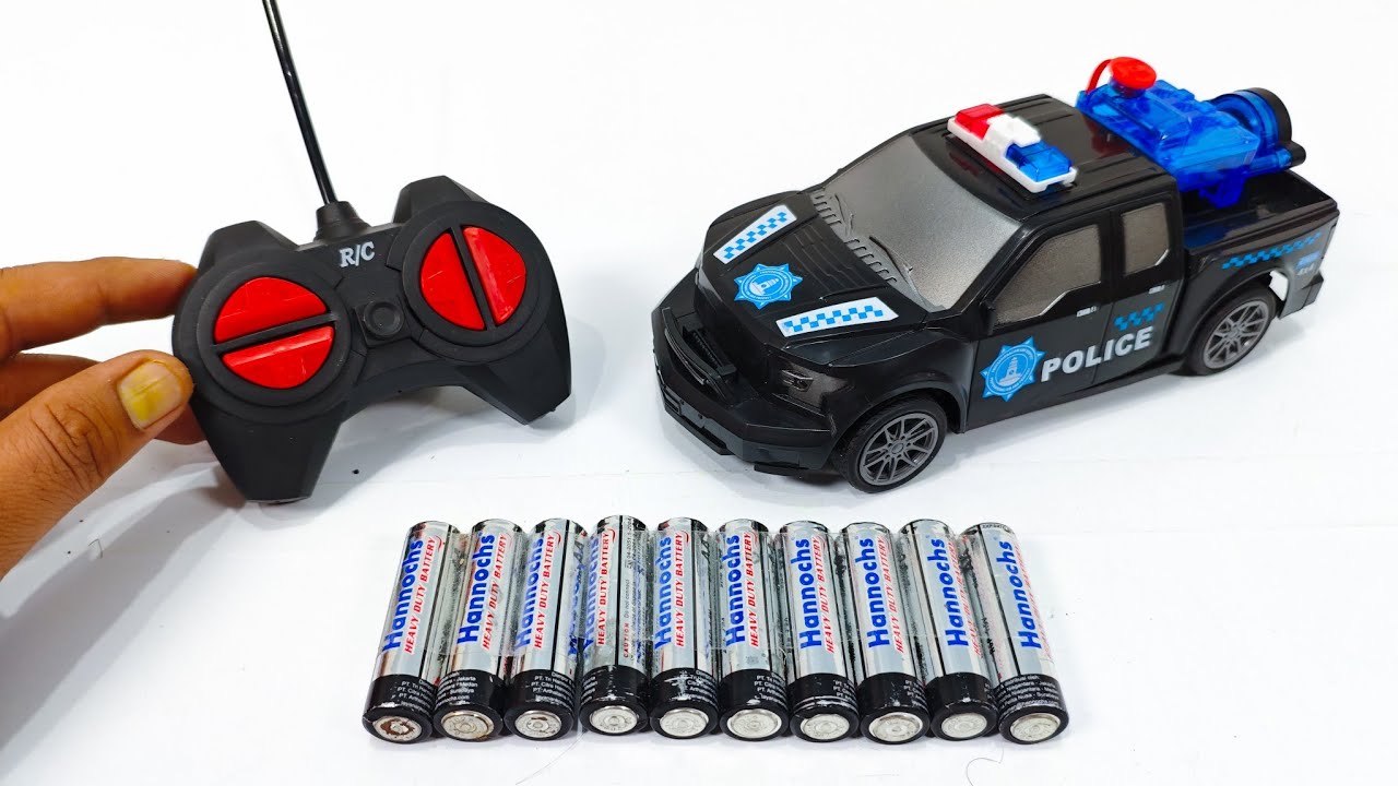 Unboxing RC Steam Police Car, Mini Electric Car and Gear Train | ASMR ...