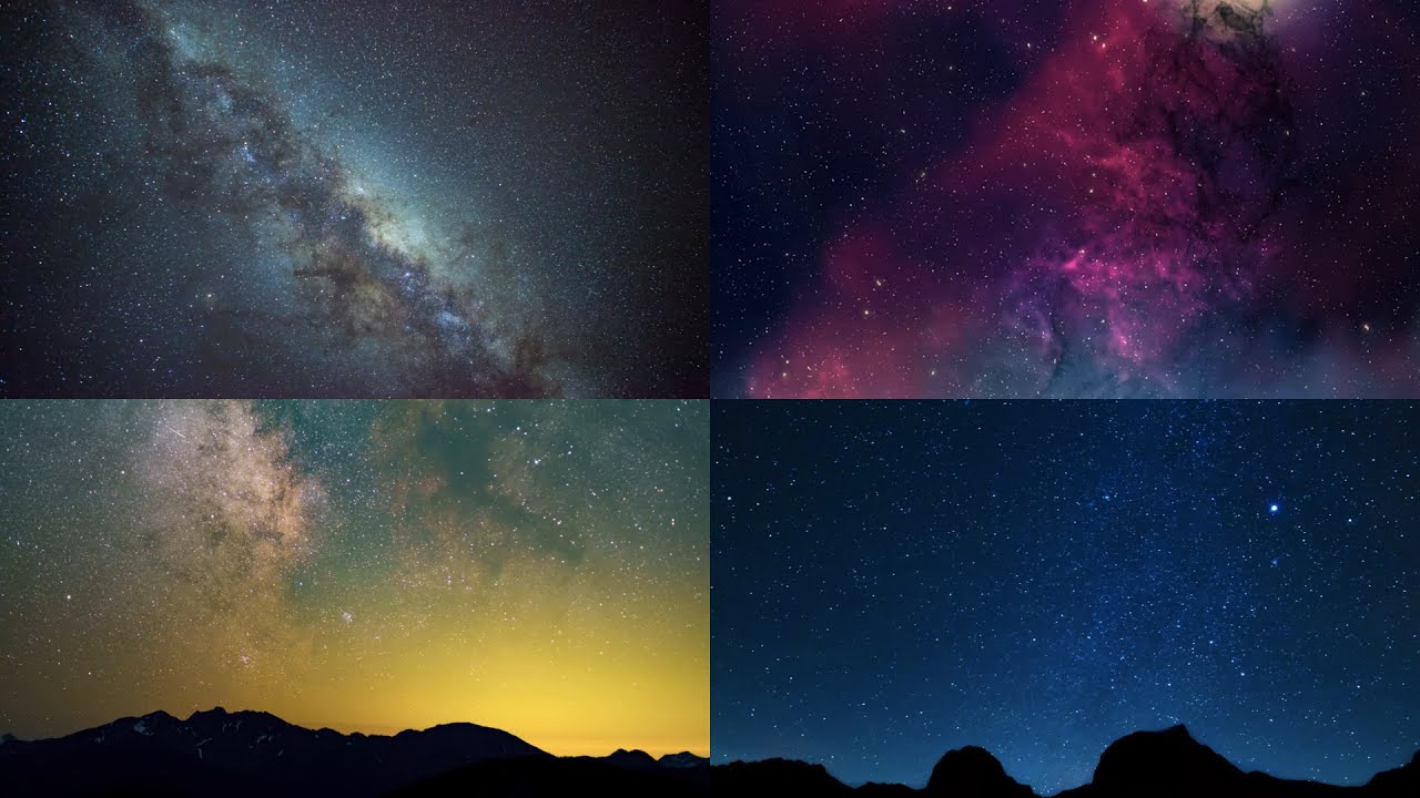 Space Stock Footage 4K | Stars, Sky, Night - YouTube