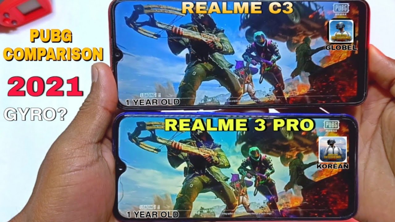Realme 3 Pro vs Realme C3 Pubg Comparison in 2021 || Realme c3 pubg ...