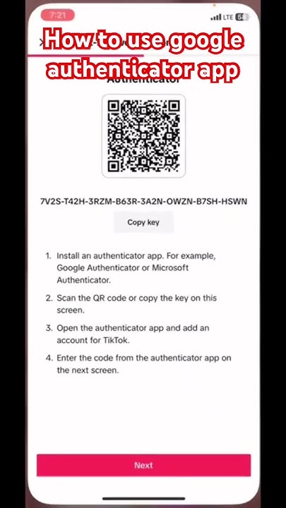 How to use the google authenticator app - YouTube