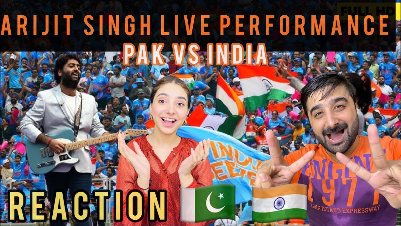 PAK REACTS ON ARIJIT SINGH LIVE PERFORMANCE ON PAK VS INDIA MATCH | ICC ...