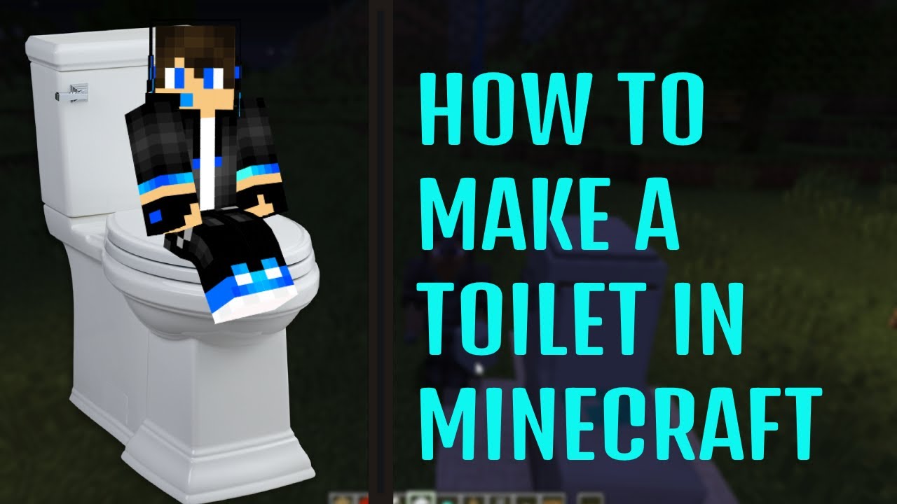 Easiest Way to Make a Modern Toilet in Minecraft - YouTube