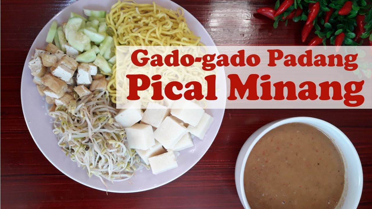 Pical Padang | Gado-gado Minang | Pecel Minang - YouTube