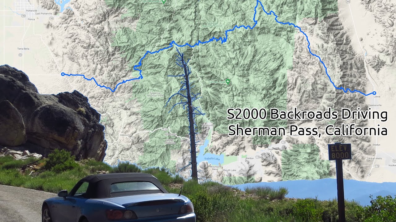 Driving Sherman Pass (California) in a Honda S2000 - YouTube